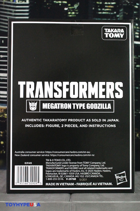 Takara-Tomy Transformers x Godzilla Synergenex Leader Class Megatron ...