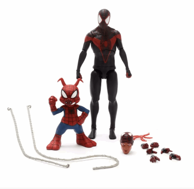 Diamond Select Toys Marvel Select Miles Morales & Spider-Ham Figures ...