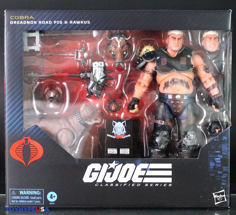 Hasbro G.I. Joe Classified Series 6" Dreadnok Road Pig & Rawkus Pet Dog ...