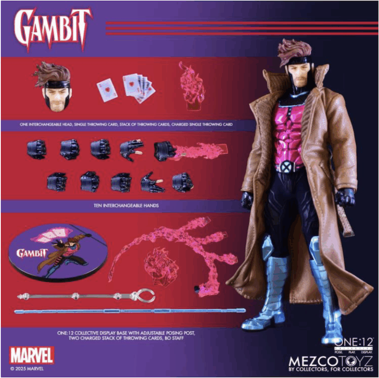 Mezco Toyz Marvel Comics - Gambit One:12 Collective Figure (Re-Issue ...