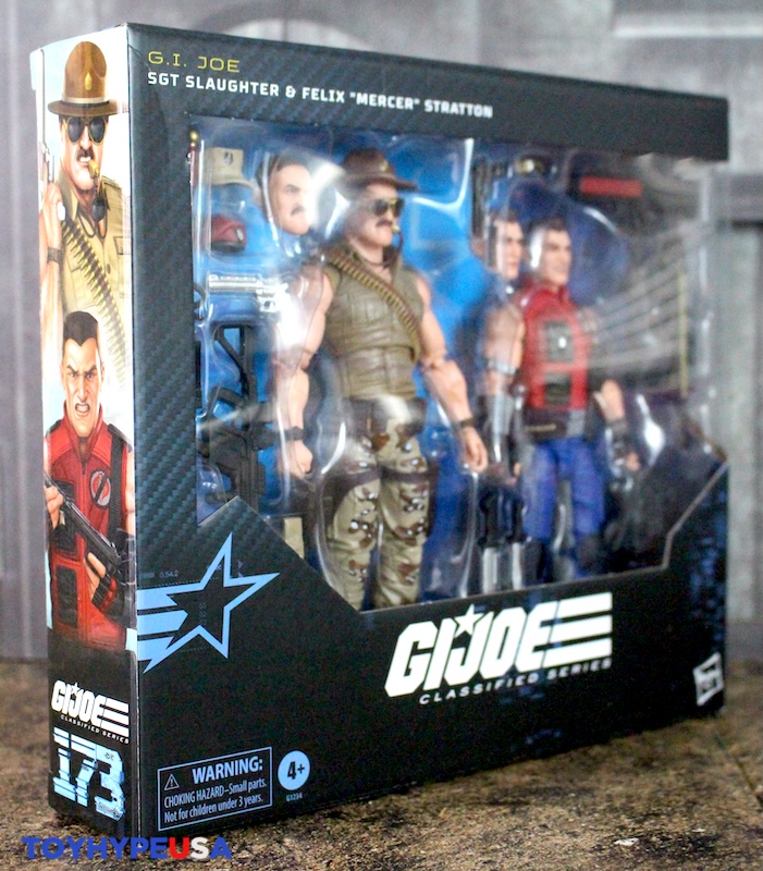 Hasbro G.I. Joe Classified Series #173 Sgt. Slaughter & Felix "Mercer ...