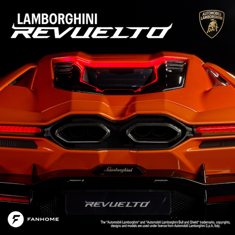 Fanhome Debuts Lamborghini Revuelto 1:8 Scale Supercar Build-Up Model ...