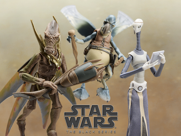 Hasbro Star Wars The Black Series 6" Geonosian Warrior, Taun We & Watto ...