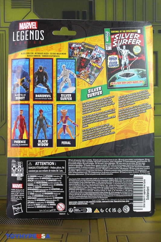 Hasbro Marvel Legends Series 6″ Silver Surfer #1 - Mini-Comic Wave 2 ...