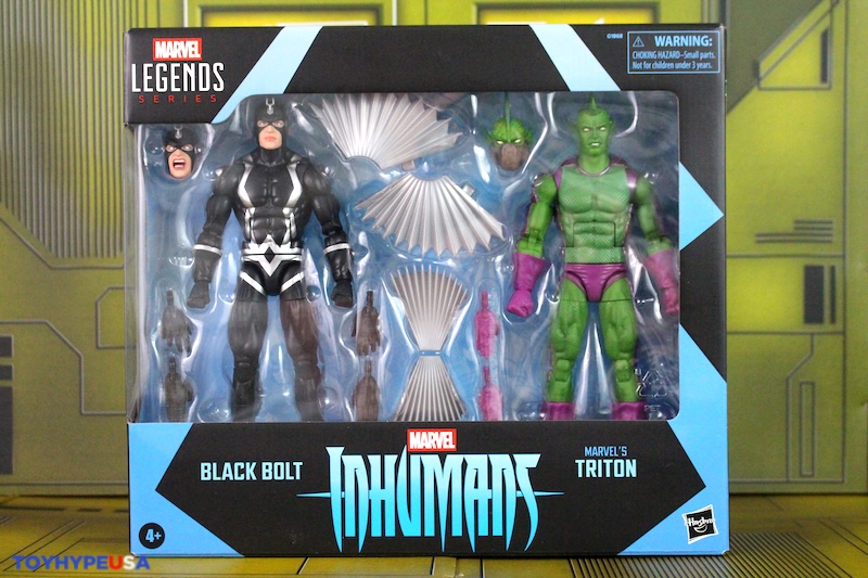 Hasbro Marvel Legends Series Inhumans 6" Black Bolt & Triton Figures Review