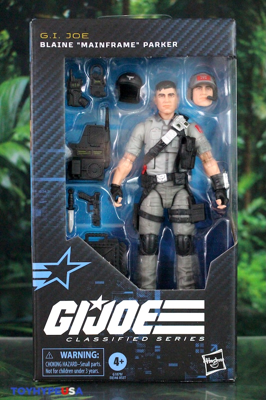 Hasbro G.I. Joe Classified Series Blaine "Mainframe" Parker Figure ...