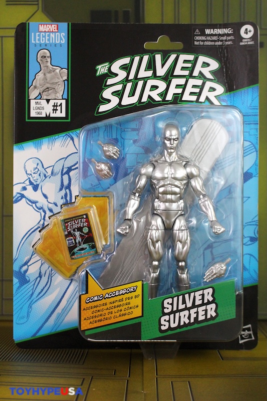 Hasbro Marvel Legends Series 6″ Silver Surfer #1 - Mini-Comic Wave 2 ...