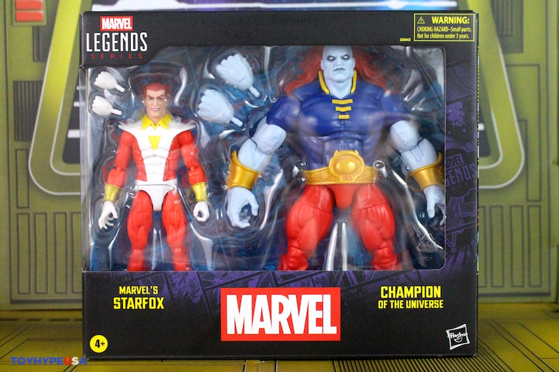 Hasbro Marvel Legends Series 6" Marvel's Starfox & Champion of the ...