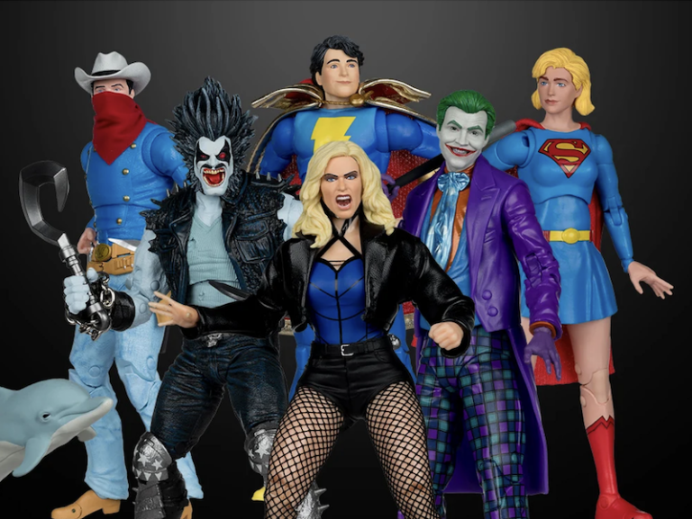 McFarlane Toys DC Multiverse Black Canary, Freddy Freeman, Vigilante ...